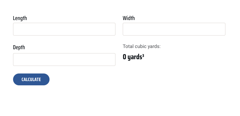 Product Calculator | Maya Concrete